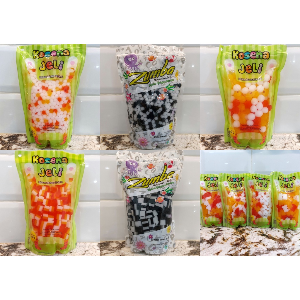 Jual JELLY KARAKTER 500gr - KOSENA / ZUMBA JELI - TOPPING BUBBLE BENTUK ...