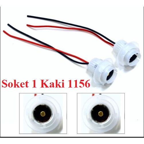 Jual SOKET Socket FITTING Rumah LAMPU SEN Sein KAKI 1 MOTOR MOBIL 1156 ...
