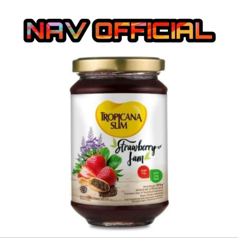 Jual Tropicana Slim Jam Stawberry Selai 375g | Shopee Indonesia