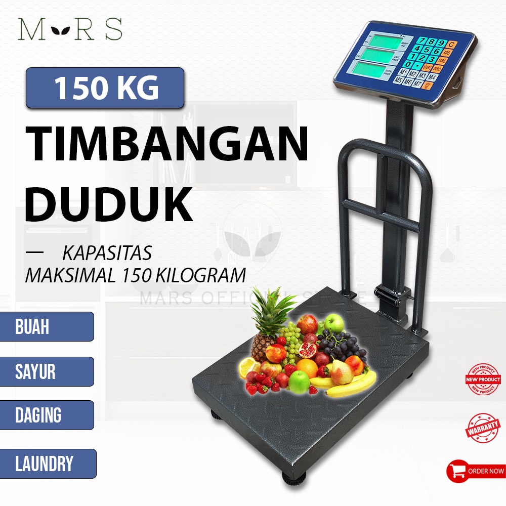 Jual TCS - 150 kg Single Display Timbangan Duduk Digital 150 kg / 1 kg Single Display Elektronik ...