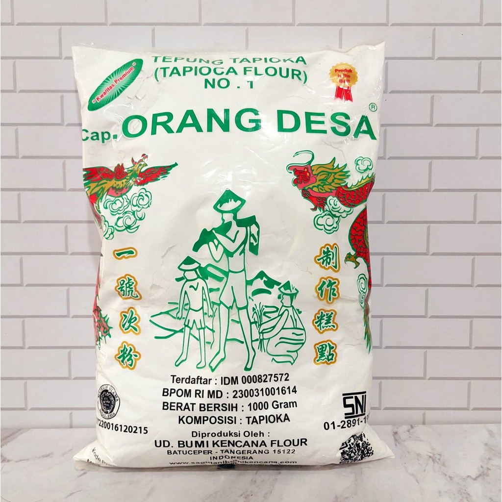 Jual TEPUNG TAPIOKA CAP ORANG DESA 1KG | Shopee Indonesia