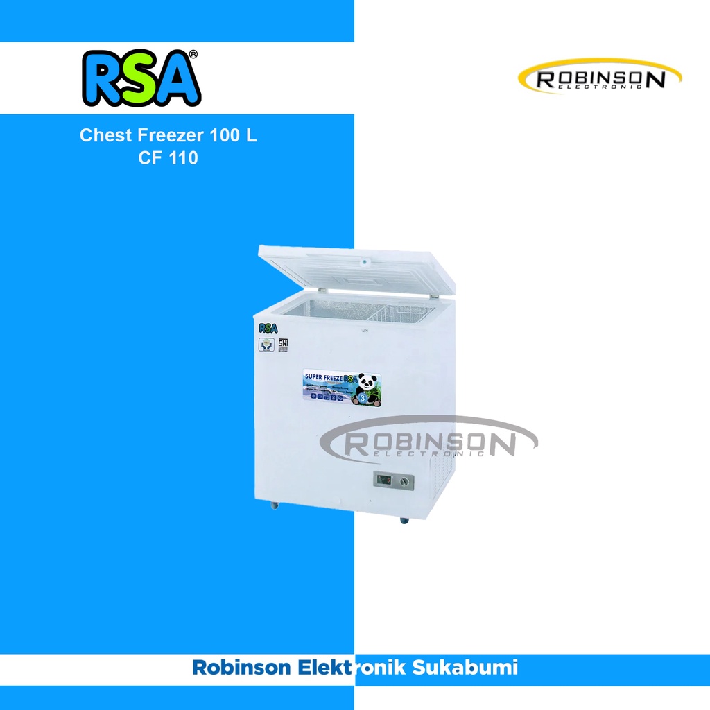 Jual Chest Freezer RSA 100L CF 110 | Shopee Indonesia