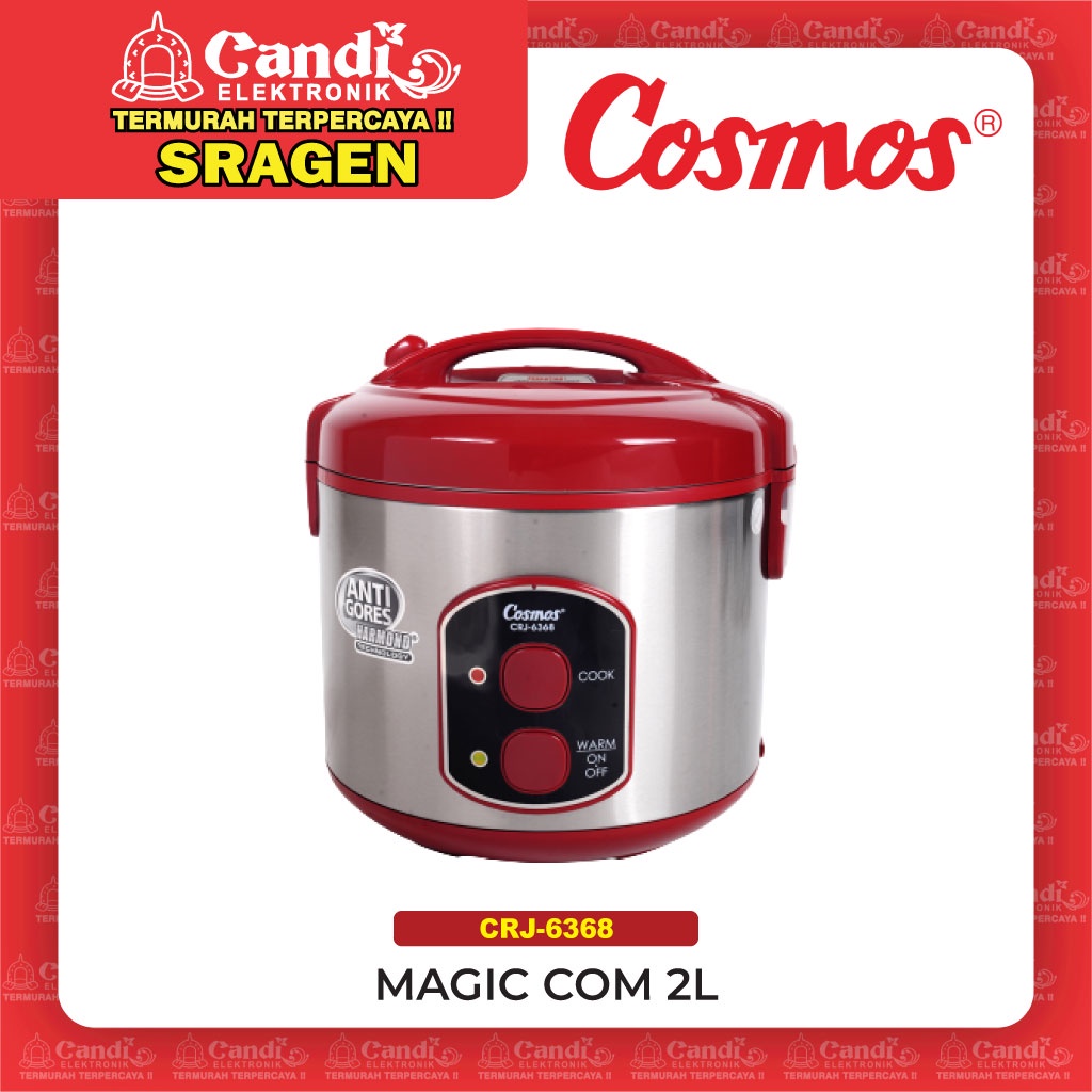 Jual COSMOS Harmond Magic Com 2 Liter - CRJ-6368 | Shopee Indonesia