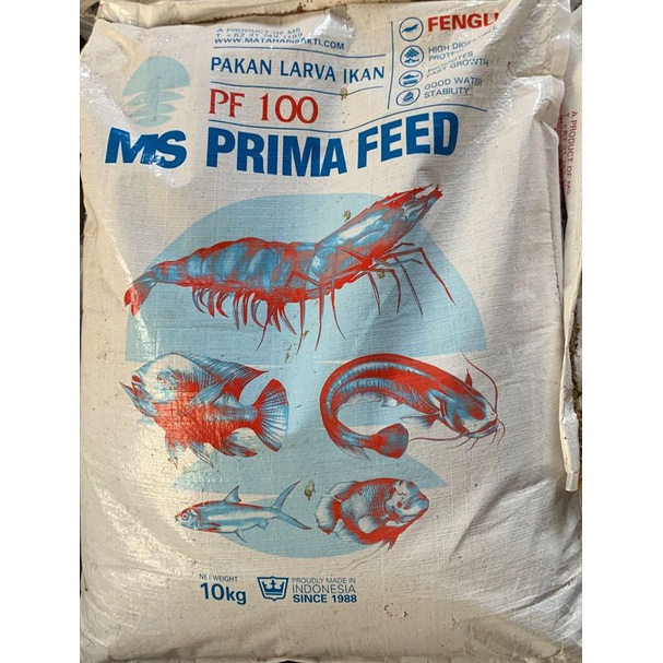 Jual Pakan Ikan PF100 Prima Feed Pakan Larva Ikan Kemasan (Repack ...