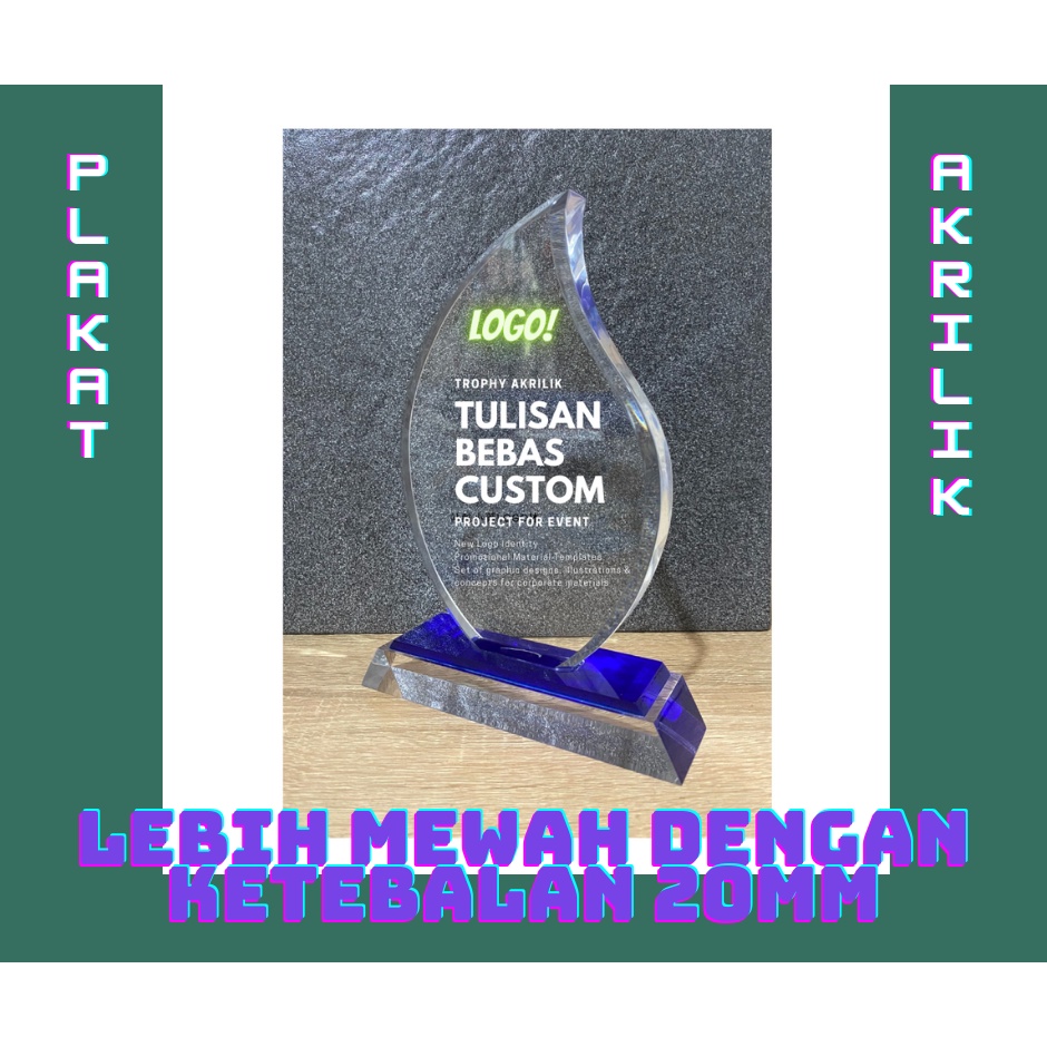Jual PLAKAT AKRILIK DAUN CUSTOM PREMIUM, Plakat Wisuda, Plakat Akrilik ...
