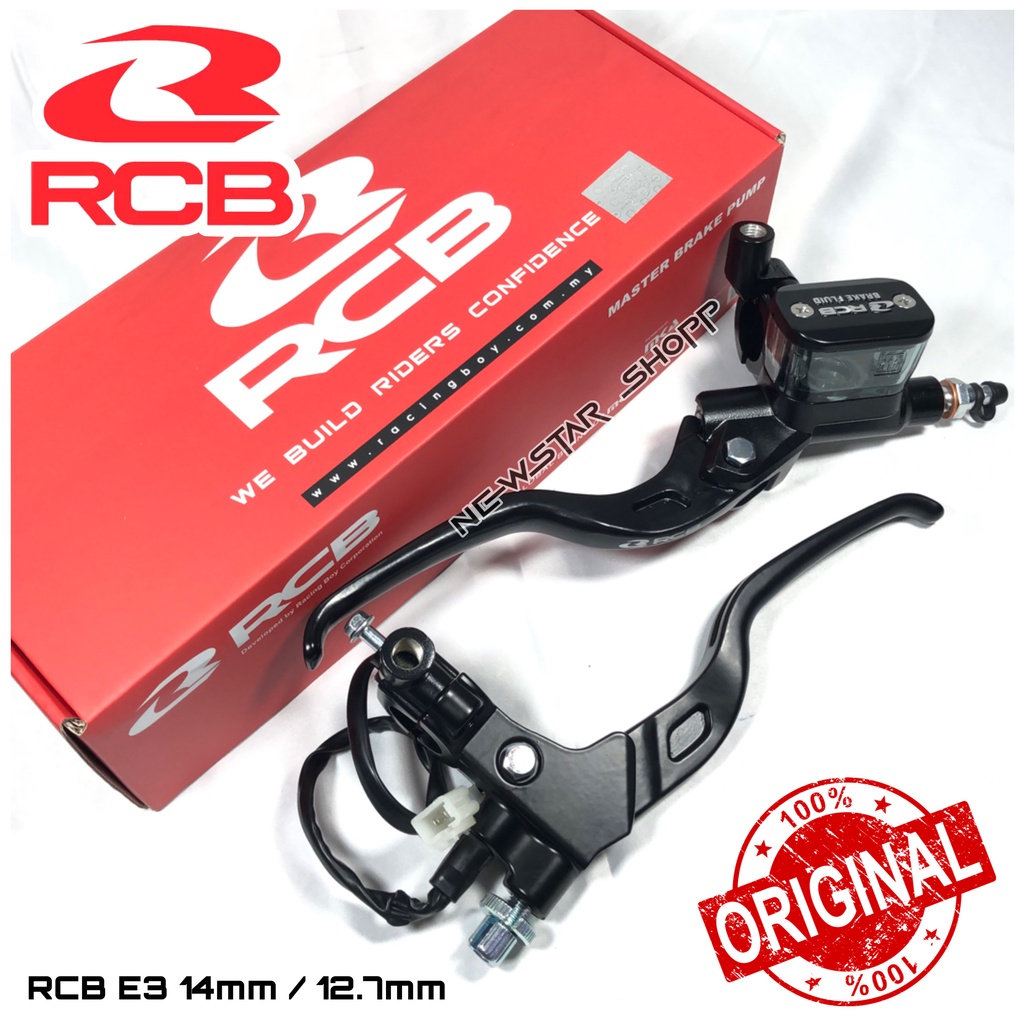 Jual Master Rem RCB E3 Kotak 14mm / 12.7mm Set Kanan Kiri Kopling ...
