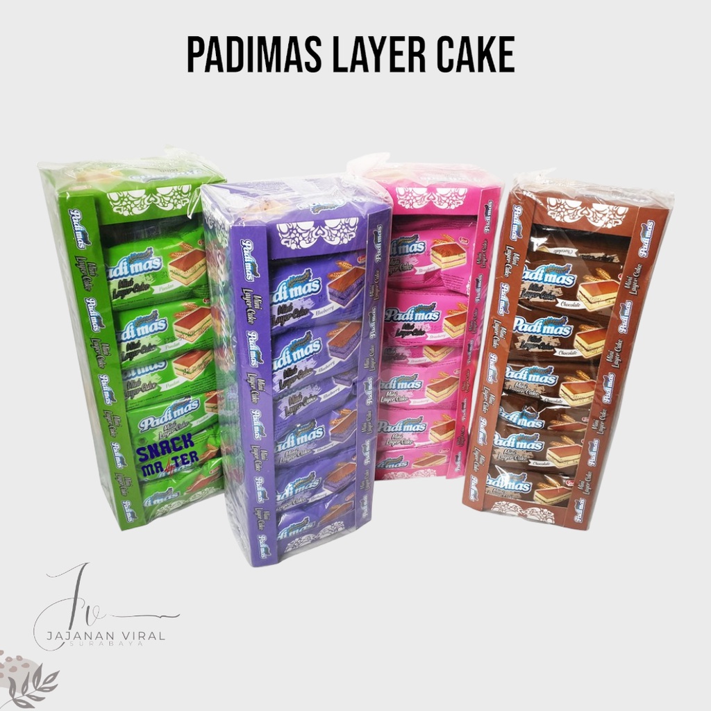 Jual Padi Mas Mini Layer Cake 1Box Isi 24Pcs @10Gram | Shopee Indonesia