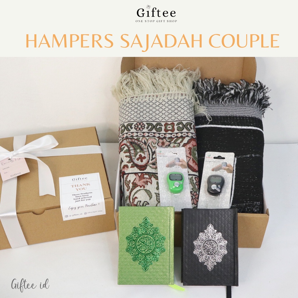 Jual HAMPERS SAJADAH COUPLE KADO HADIAH GIFT SET PERNIKAHAN ULANG TAHUN ...