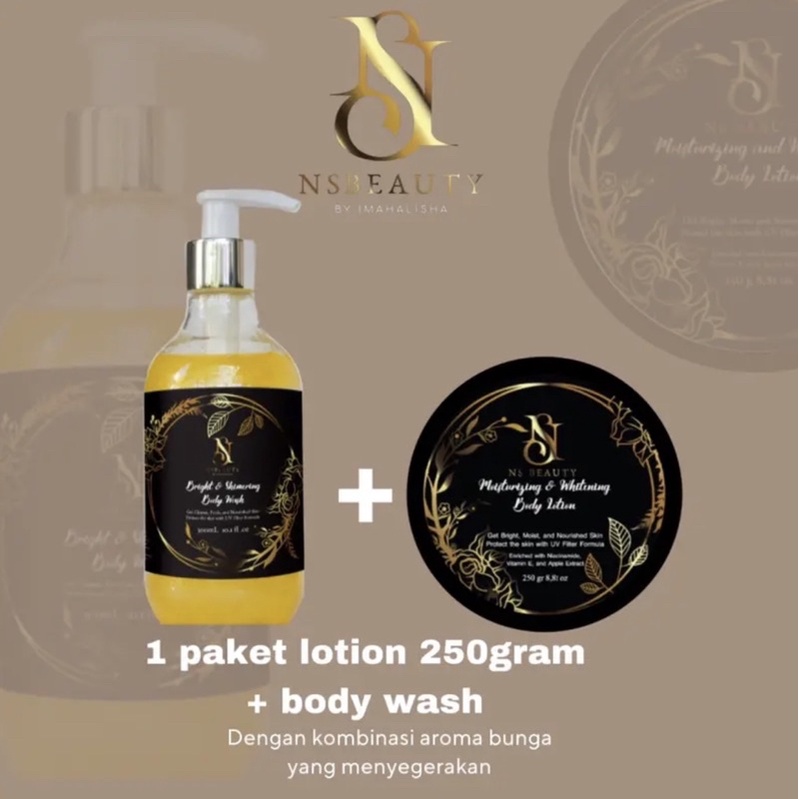 Jual PAKET SABUN BADAN + BODYLOTION NS BEAUTY | Shopee Indonesia