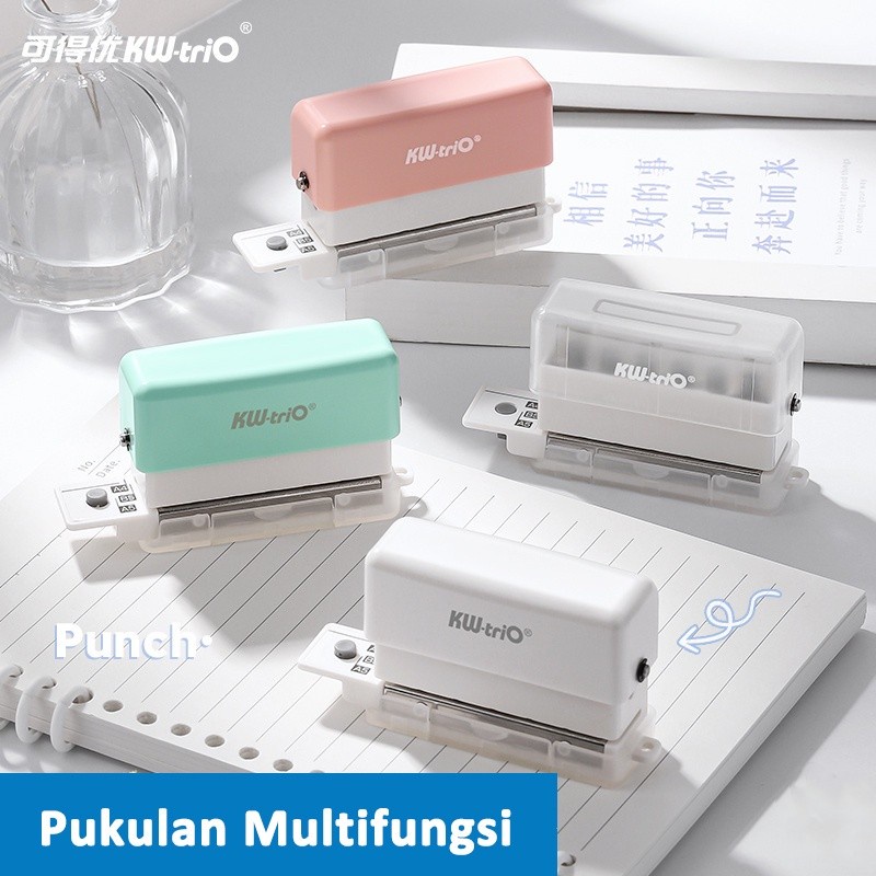Jual A4 A5 B5 6 lubang Mini Pembolong Kertas / Pelubang Kertas Kecil / Paper Punch | Shopee ...