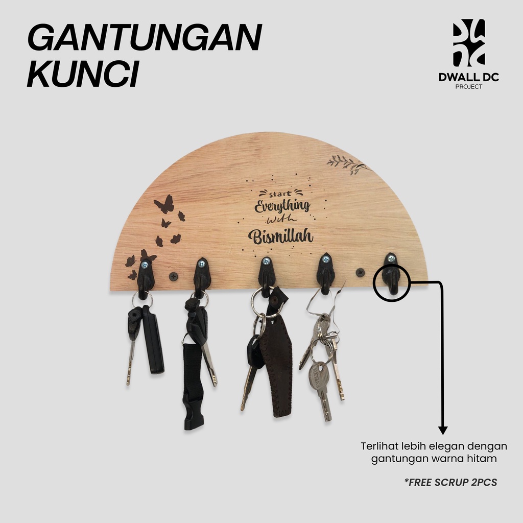 Jual Rak Gantungan Kunci Keychain Rumah Perlengkapan Keyholder ...