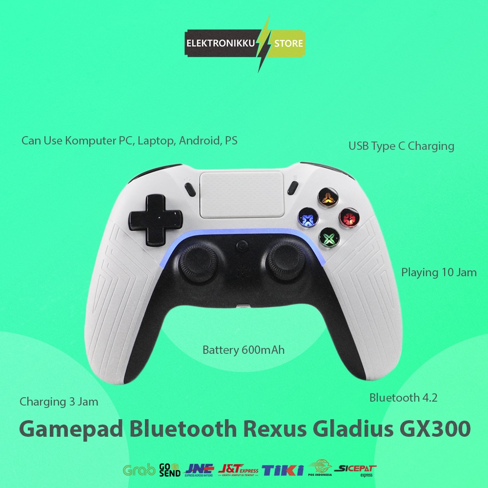 Jual Gamepad Bluetooth Rexus Gladius GX300 Stick Gaming Android PS4 PC ...