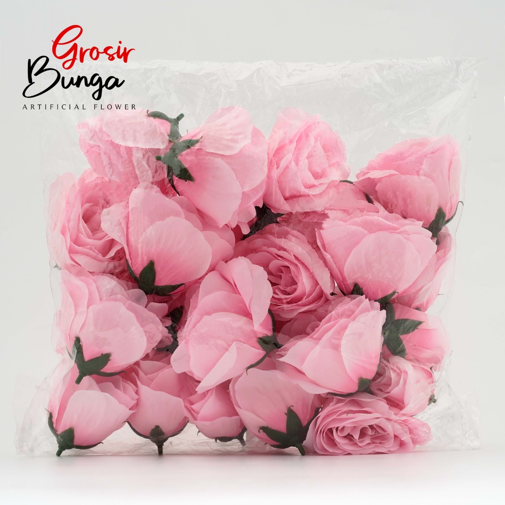 Jual Kepala Bunga Mawar Rose Boston - 1 pak isi 25 pcs | Shopee Indonesia