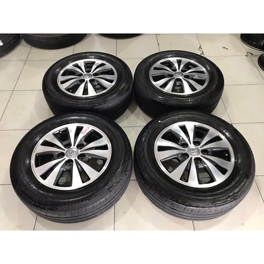 Jual Velg mobil second Paketan ring 15 pcd 5x114 Untuk Inova, Grand Max ...
