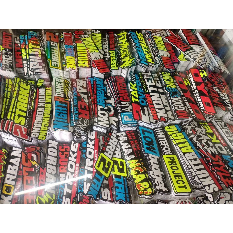 Jual Stiker motor keren dan unik isi 25 | Shopee Indonesia