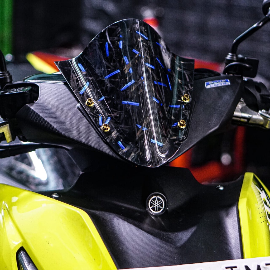 Jual VISOR AEROX KARBON WINDSHIELD MR CARBON NEW AEROX FORGED | Shopee ...