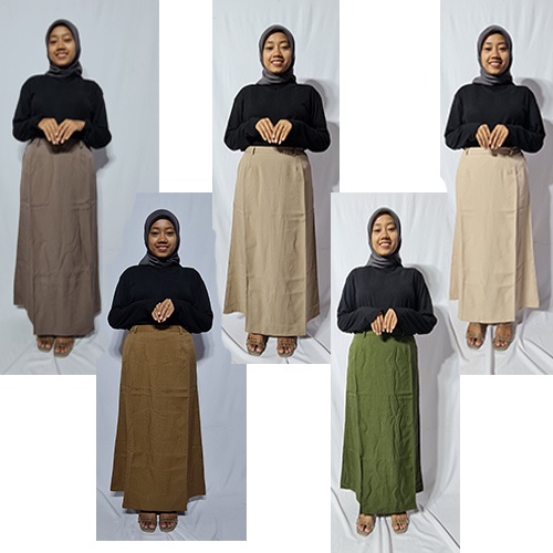 Jual Rok Kerja Model A RESLETING DAN KANCING-Rok Wanita-Rok Kantor-Rok ...