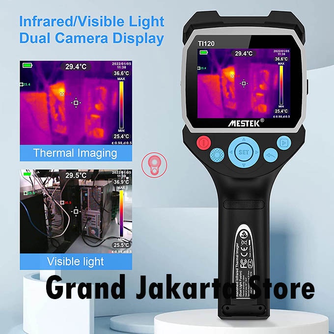Jual Thermal Imager Mestek TI120 3.5" 320 X 240 Pixel Infrared Camera 3 ...