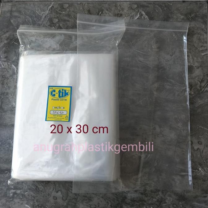 Jual Plastik Klip / Plastik Cetik 20 X 30 /Ziplock | Shopee Indonesia