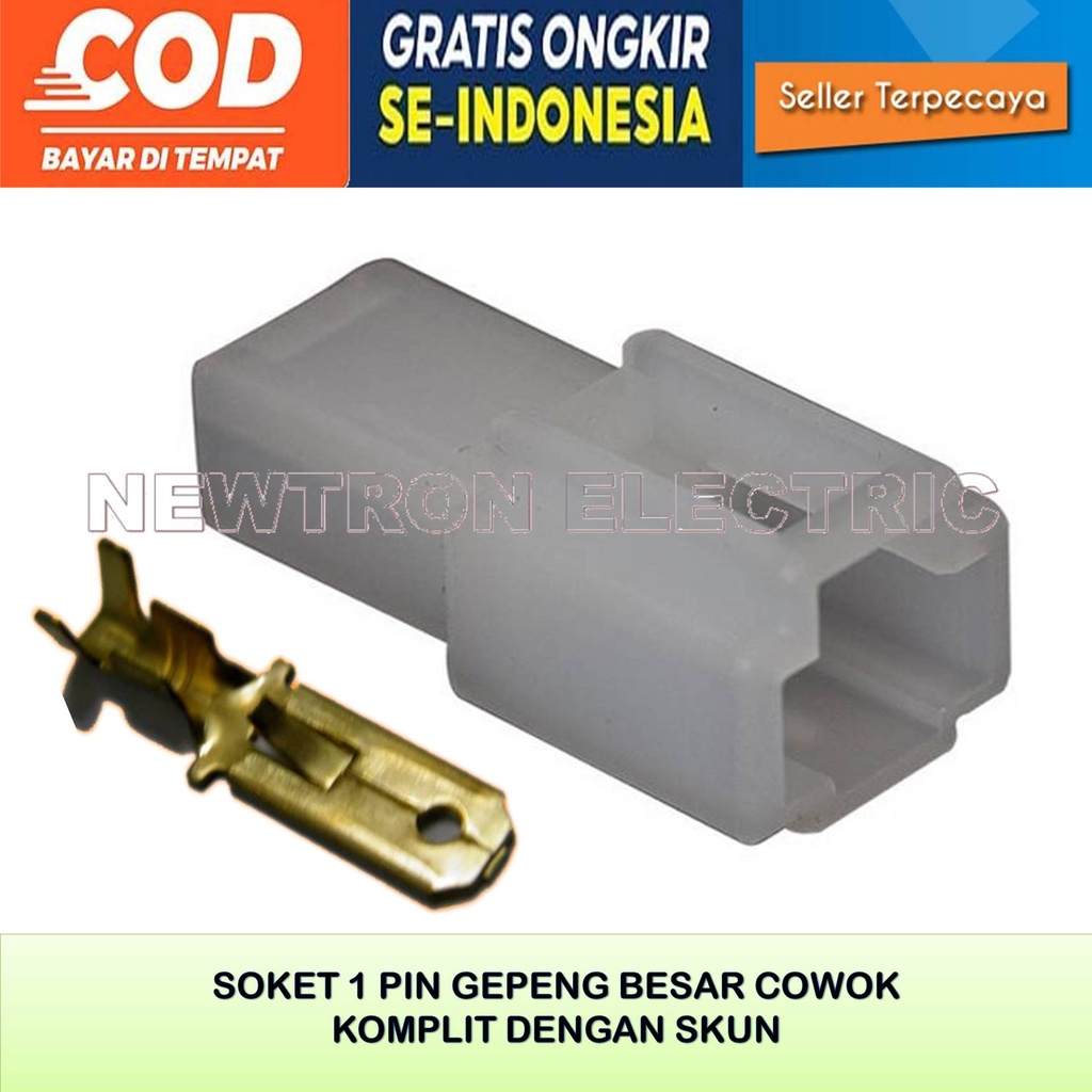 Jual SOKET SOCKET KONEKTOR CONNECTOR KABEL 1 PIN BESAR BUAT MOTOR MOBIL ...