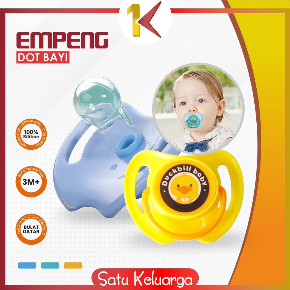 Jual SK-C825 Empeng Dot Bayi Bulat Silicone Dengan Penutup Anti Debu ...