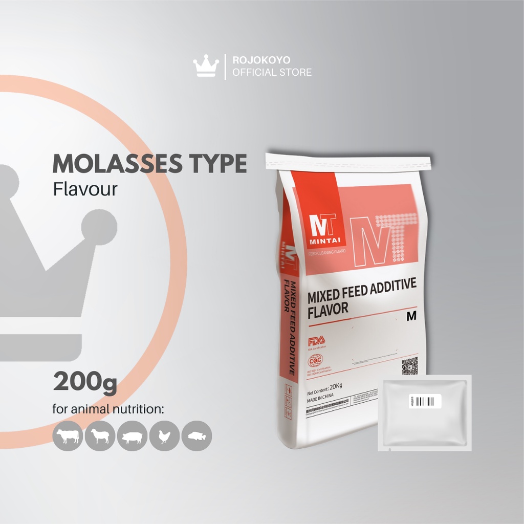 Jual Molasses Type Flavor Perasa Aroma Pakan Ternak 200 gram | Shopee ...