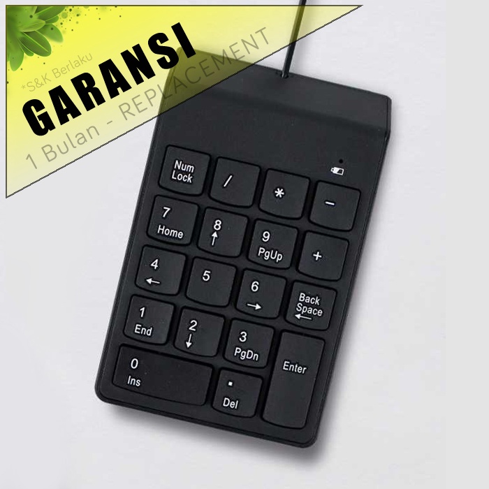 Jual [COD] Keyboard Angka Numeric Keypad Numpad Wireless 2.4GHz ...