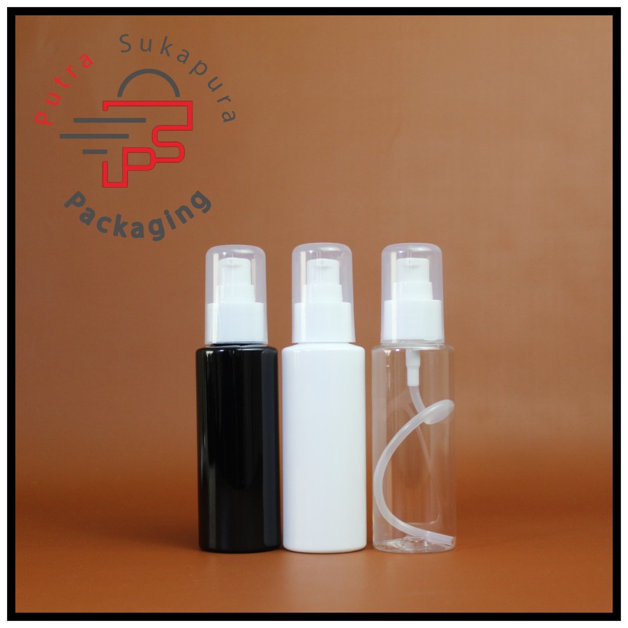 Jual Botol Treatment Pump 100ml RF - Treatment Pump Full Cap Putih | Shopee Indonesia