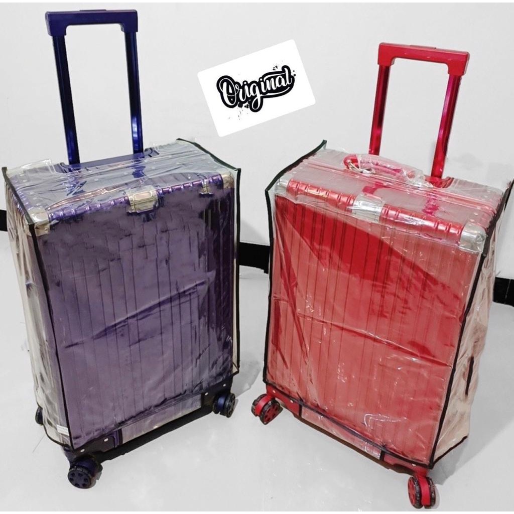 Jual Sarung Luggage Cover Transparan / Sarung Pelindung Koper / Sarung ...