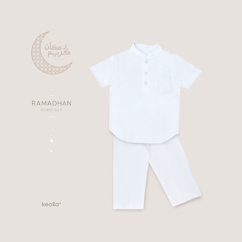 Jual KEOLA - Setelan Baju Koko Anak Ramadhan (Setelan Muslim Koko Set ...