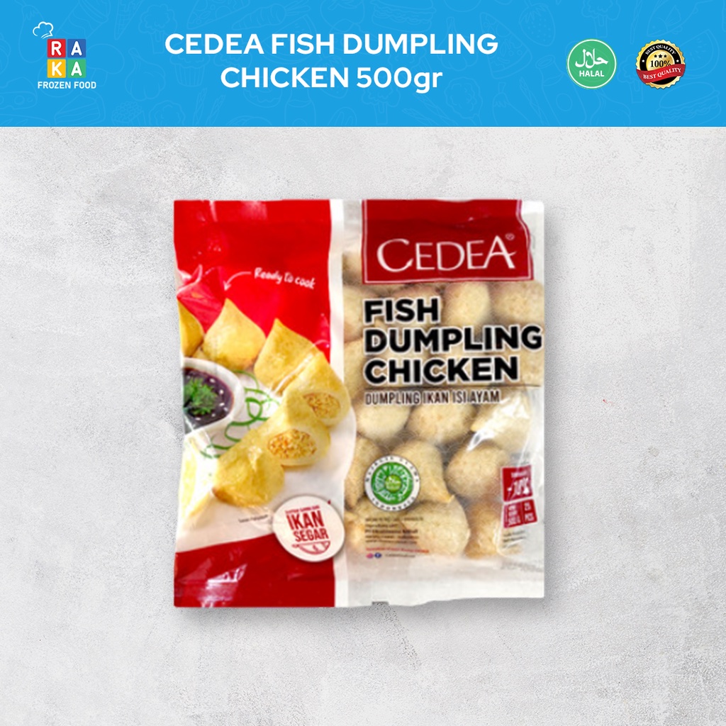 Jual CEDEA FISH DUMPLING CHICKEN 500 GR | Shopee Indonesia