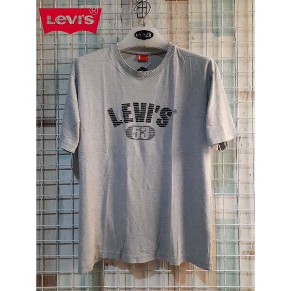 Jual Second Branded Thrift Baju Kaos LEVIS Abu-abu, baju Second Branded ...