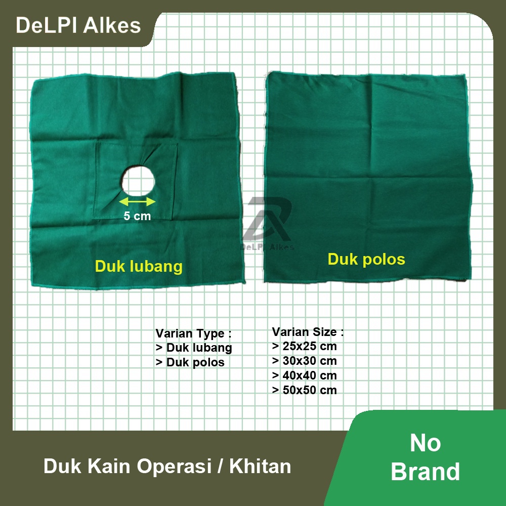Jual Duk Kain Operasi Kecil atau Khitan Bedah Minor Partus Type Lubang ...