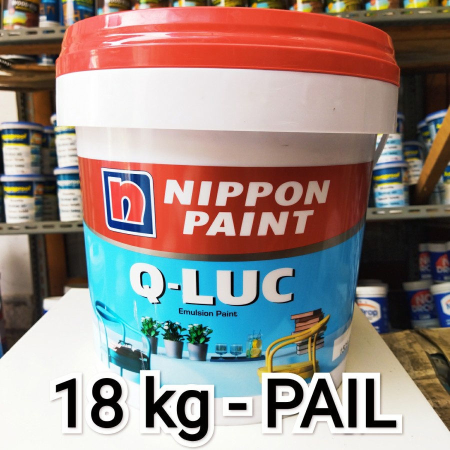 Jual Cat Tembok QLuc 1 Pail an 18 kg Cat Tembok Plafon Kiluk Nippon ...