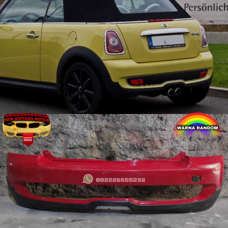 Jual Bumper mini cooper S JCW convertible R56 R57 2007 2010 original ...