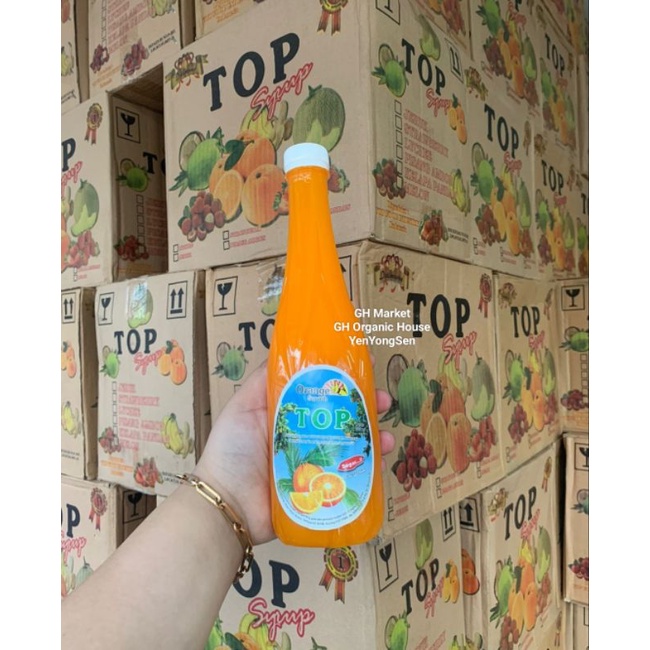Jual Sirup Top Orange 630 ml x12 / Syrup Lebaran IdulFitri Telaris ...