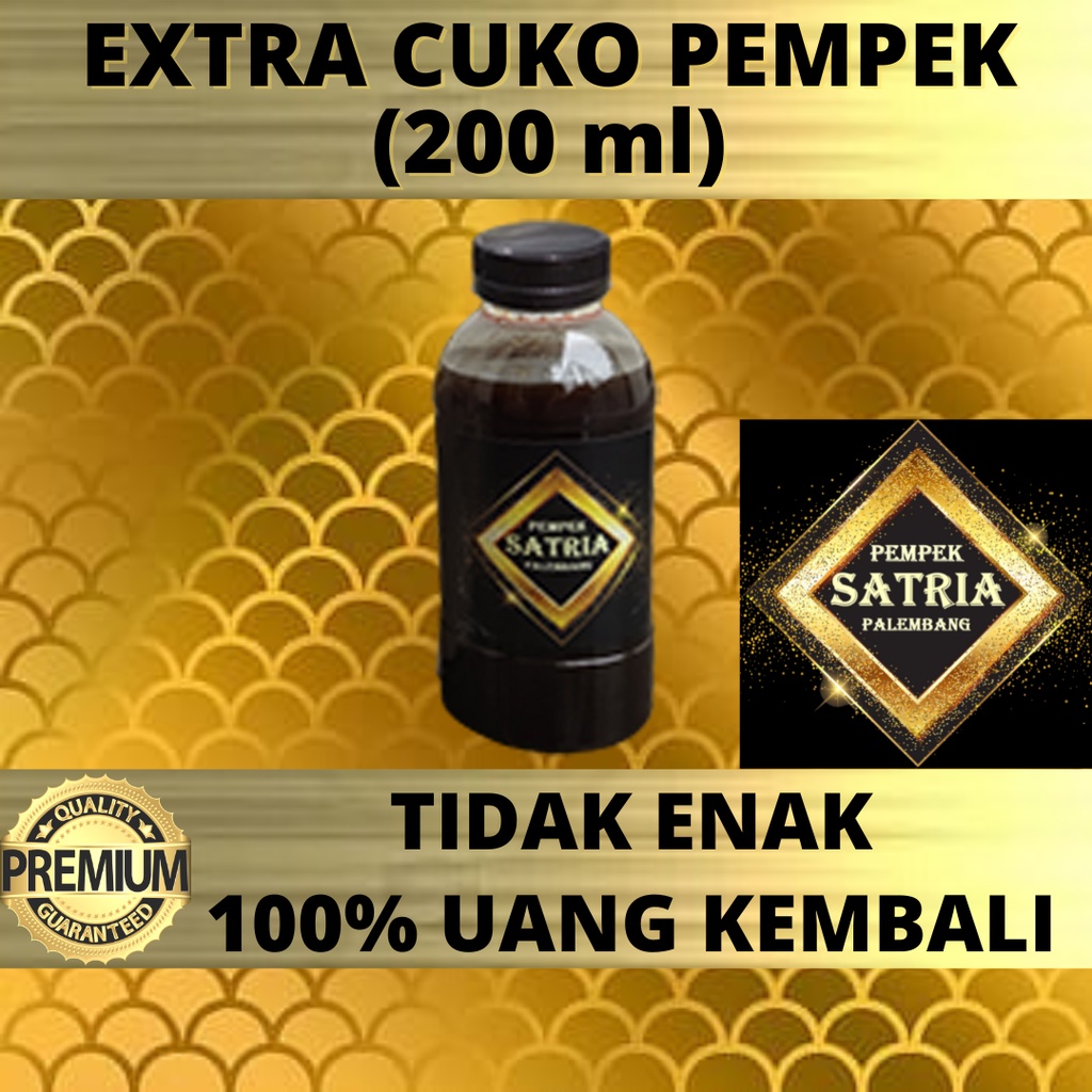 Jual Cuko mpek empek Pempek Satria botol 200 ml | Shopee Indonesia