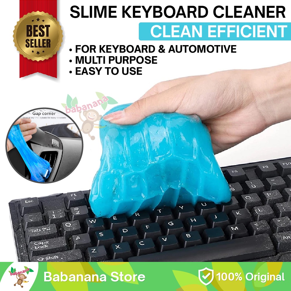 Jual slime pembersih debu keyboard kisi ac mobil komputer cleaner jelly ...