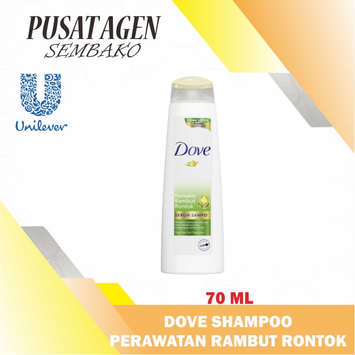 Jual Dove Serum Shampoo Total Hairfall Treatment 70 Ml Shampo Anti ...