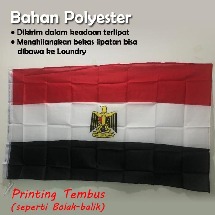 Jual Bendera Mesir / Egypt Flag - ukuran besar | Shopee Indonesia