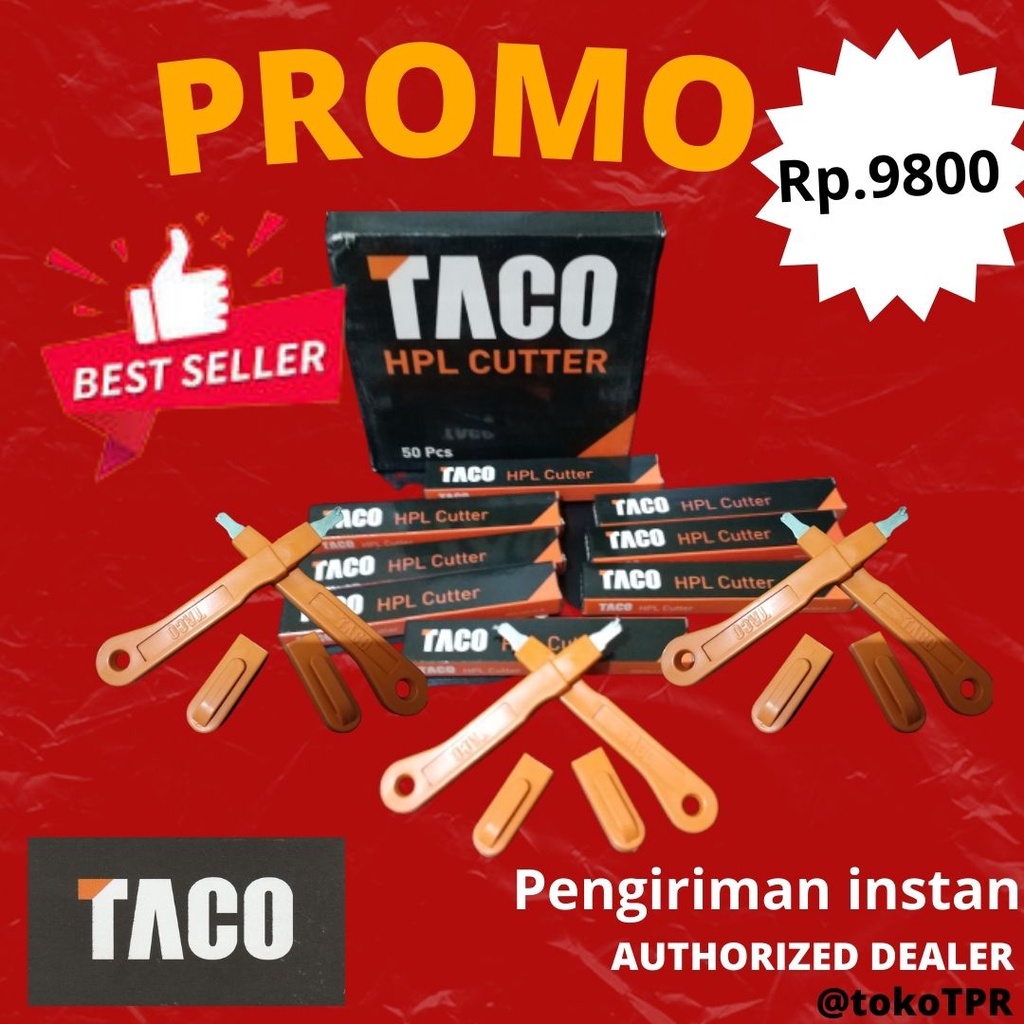 Jual CUTTER HPL / SILET HPL ALAT PEMOTONG HPL ASLI TACO | Shopee Indonesia