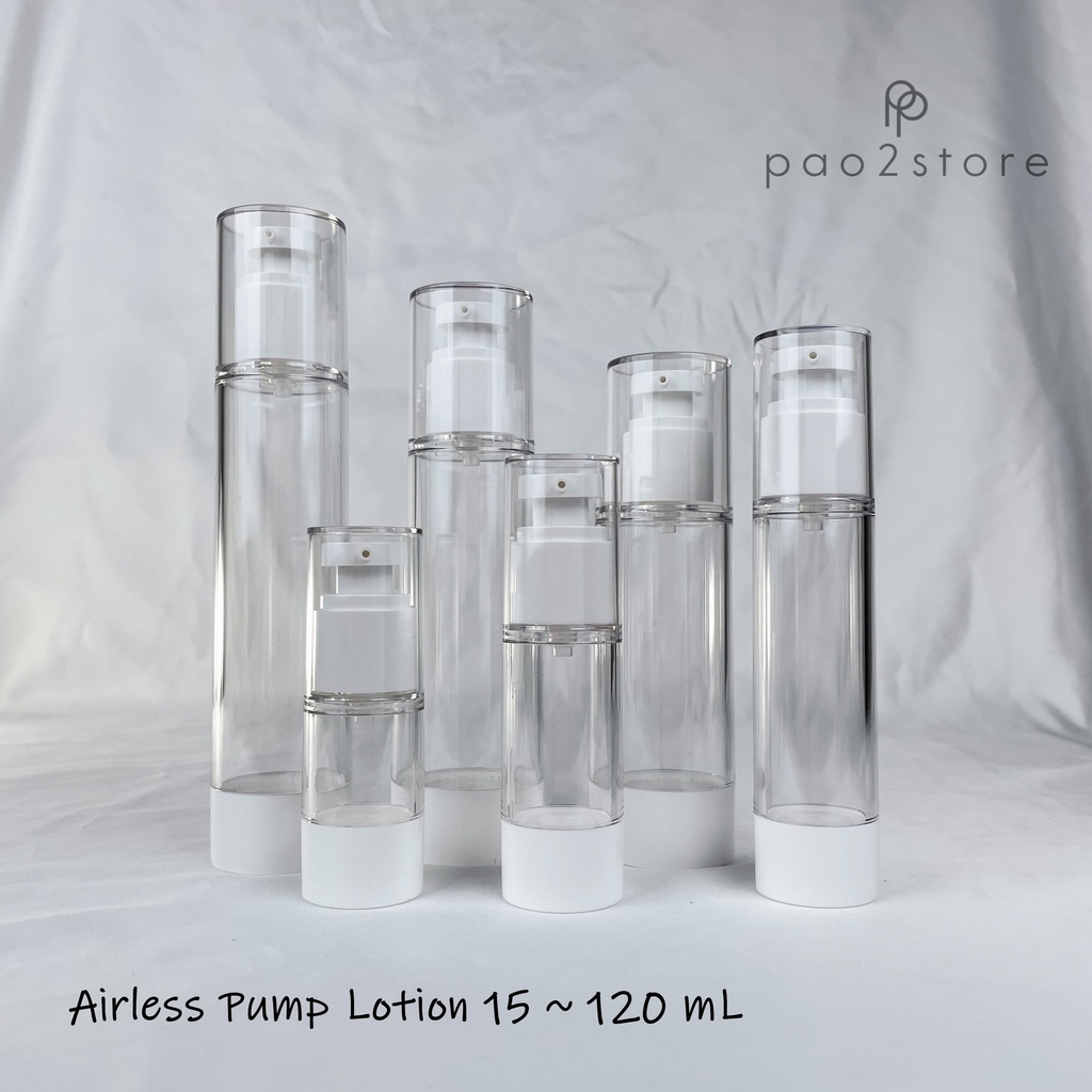 Jual Botol Airless PUMP - Lotion / Serum Travel Size Refillable Bottle ...