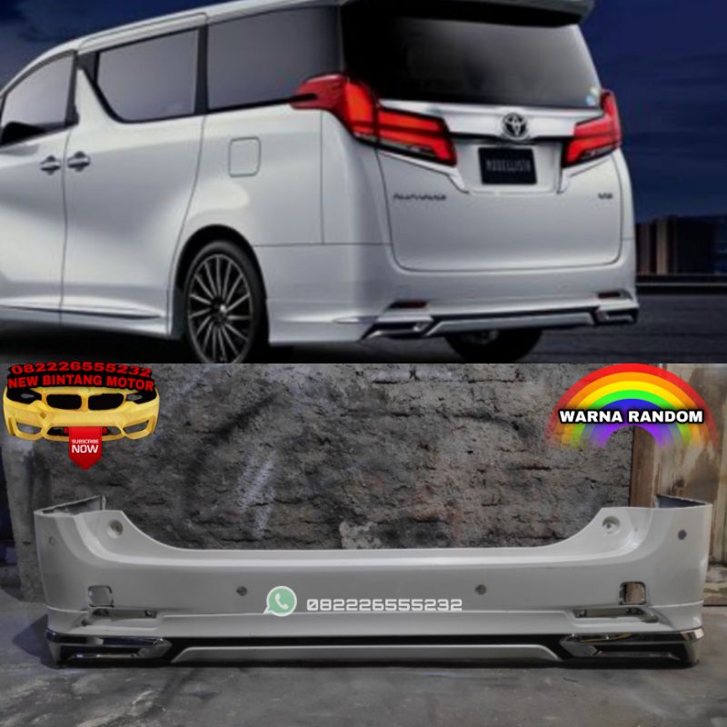 Jual Bumper toyota alphard vellfire modellista 2016 2023 original ...