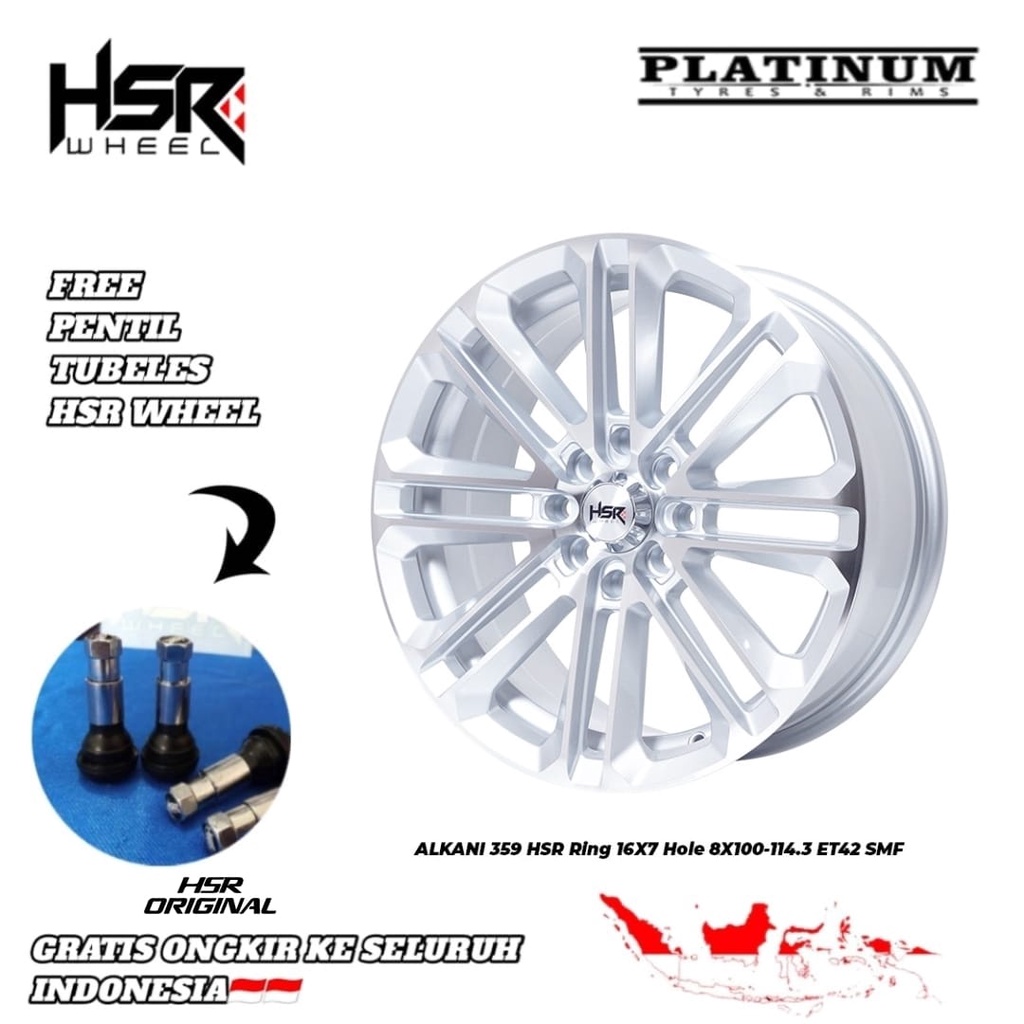 Jual VELG MOBIL PELEK RACING R16 RING 16 ORIGINAL HSR TIPE ALKANI AVANZA XENIA KIJANG LGX RAIZE ...