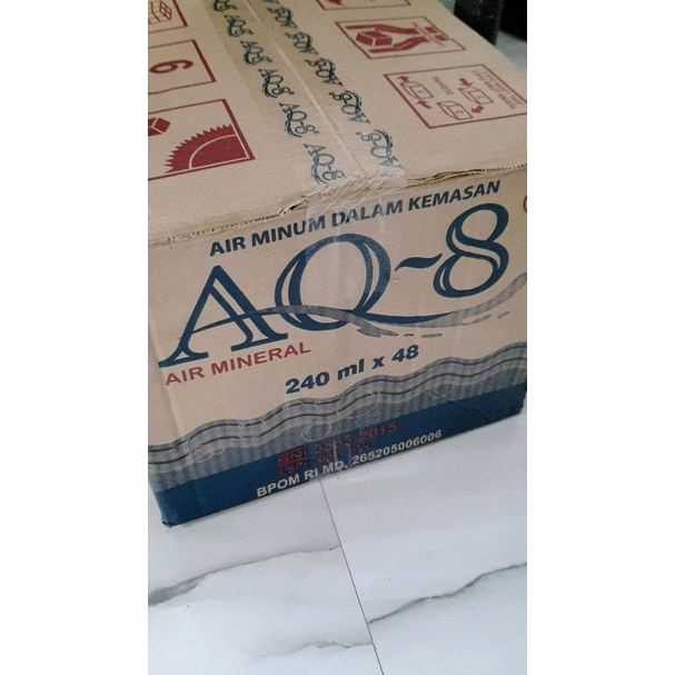 Jual AQ-8 GELAS 240M / DUS - AIR MINERAL GELAS | Shopee Indonesia
