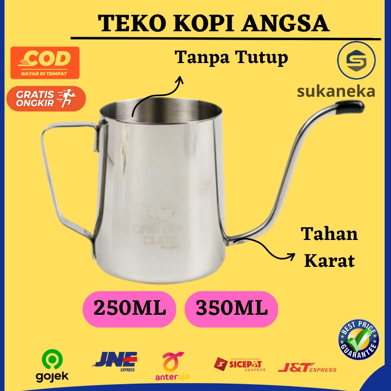 Jual Pitcher Drip Coffee Maker Pot V60 Kettle Cup Teko Kopi Gelas Leher ...