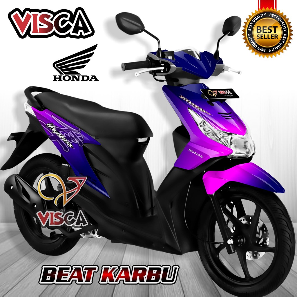 Jual Decal Beat Karbu Full Body Stiker Beat Karbu Full Body Striping ...