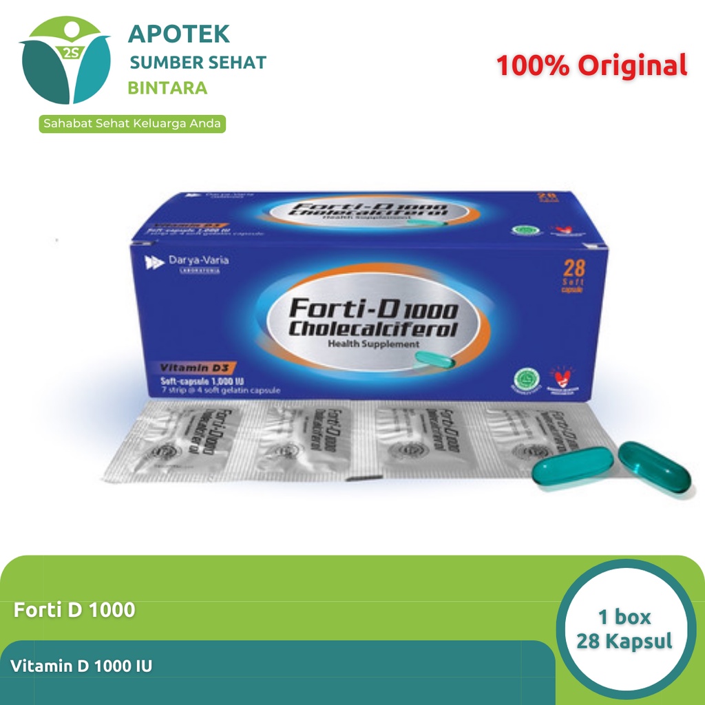 Jual Forti D Vitamin D 400 IU 1000 IU Sirup | Shopee Indonesia