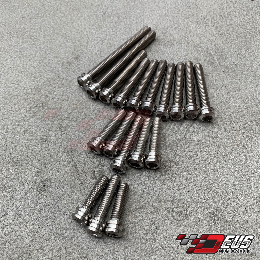 Jual Baut L Stainless Steel Set Bak Mesin RX King / Baud Stenlis Blok Mesin Cover Engine Magnet ...
