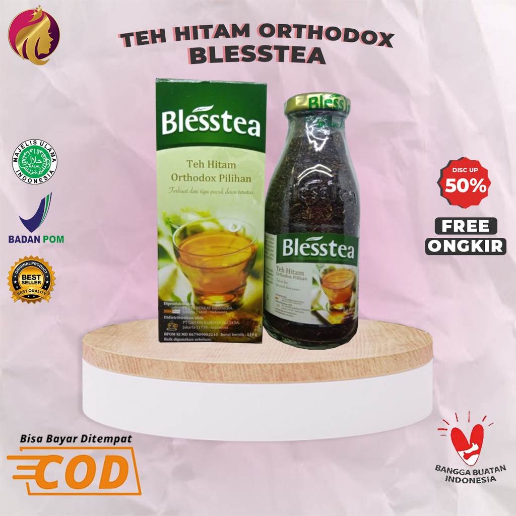 Jual Blesstea Teh Hitam Orthodox Original 110gr | Shopee Indonesia